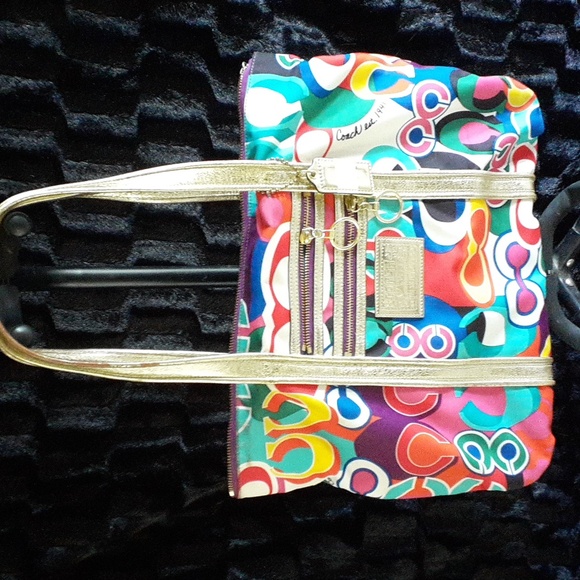 Coach | Bags | Coach Poppy Pop C Glam Multicolored | Poshmark
